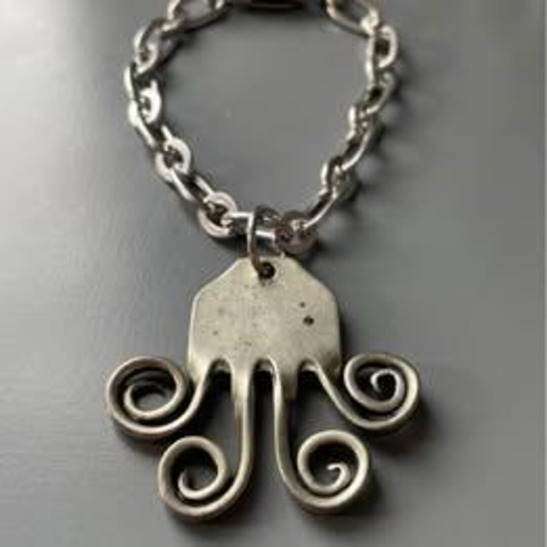 7.25" Stainless Steel Paperclip Statement Bracelet With Whimsical ...