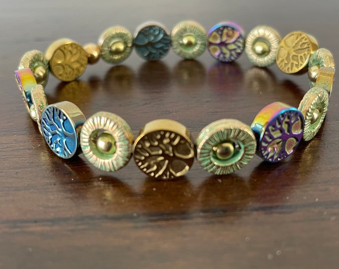 Tree of Life Stretch Bracelet - Etsy