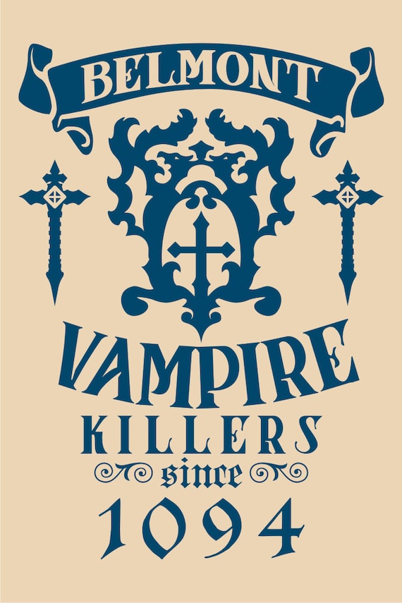 Belmont Castlevania Crest Vector Cdr Png Svg Png Vinyl Cut - Etsy