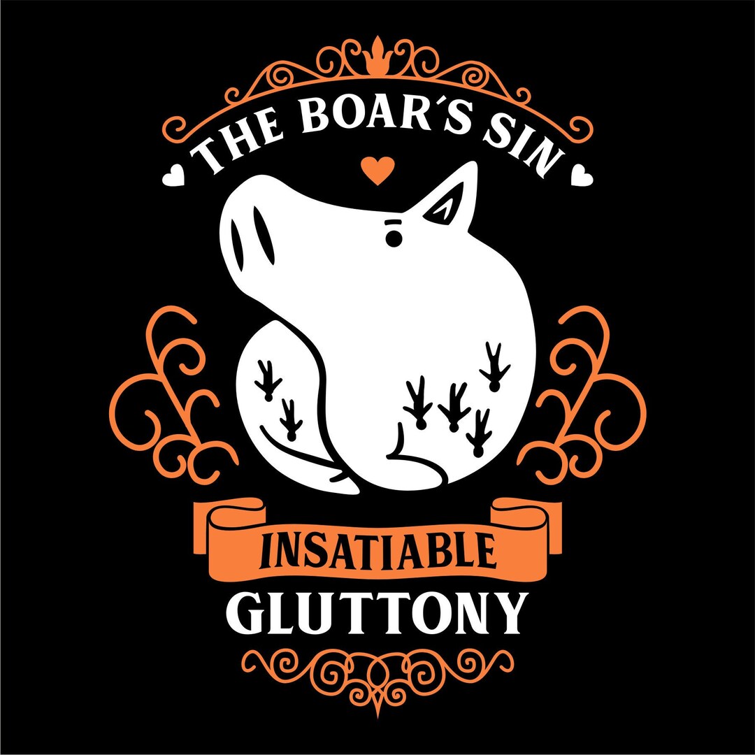 Merlin Boar Gluttony Nanatsu No Taizei Vector Png Svg Plotter - Etsy