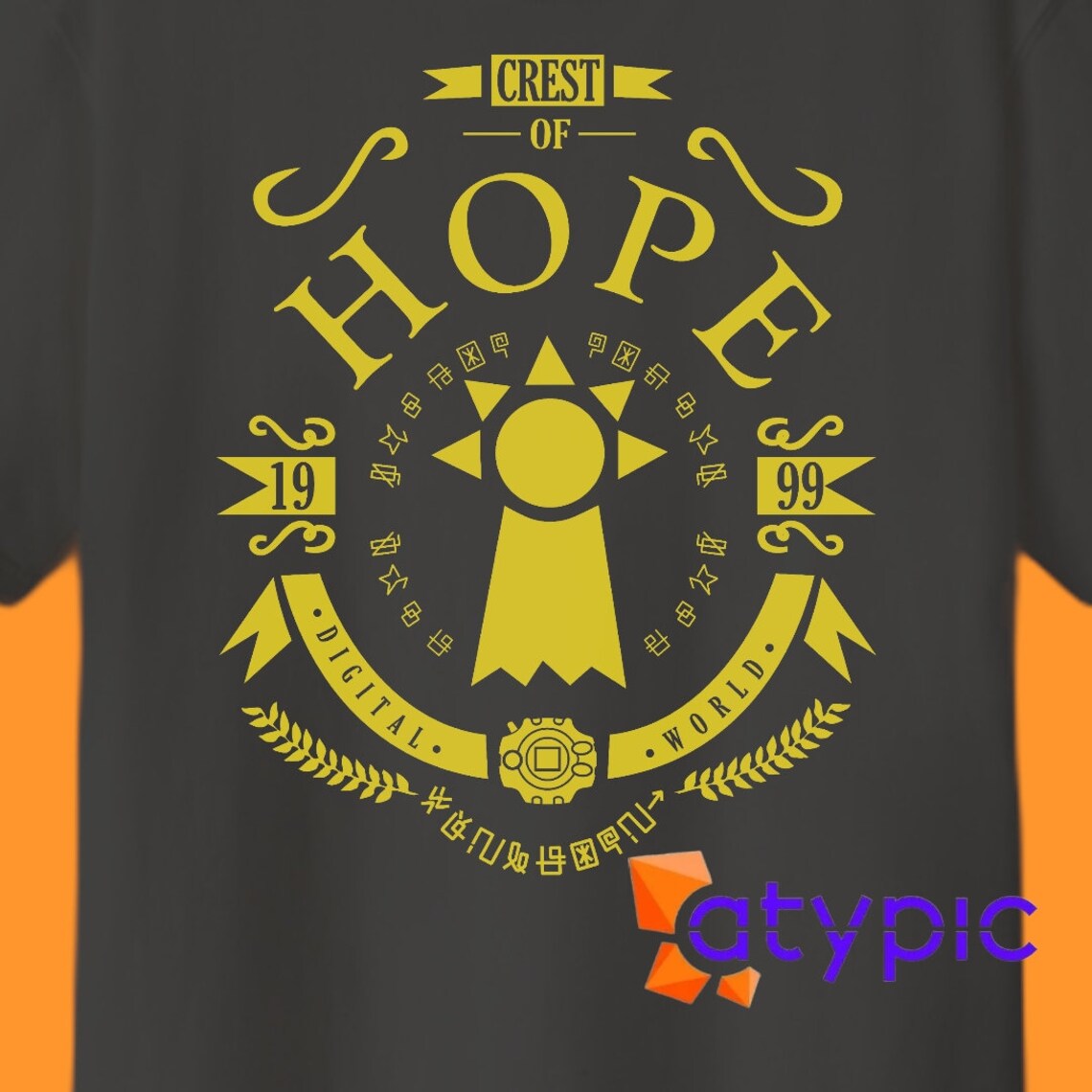 Hope Digimon Badge Cdr Pdf Svg Eps Png Plotter Printing | Etsy