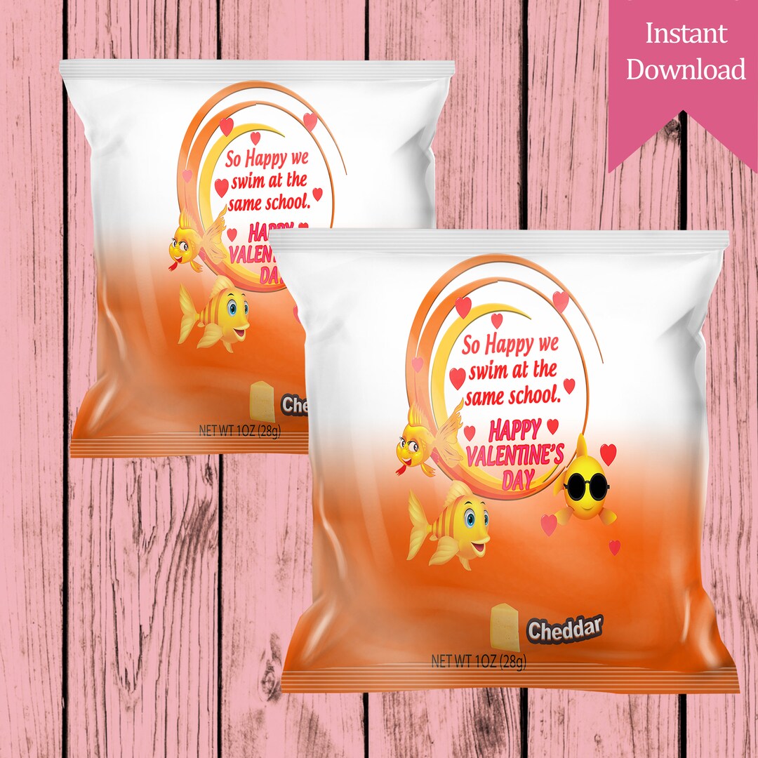 Goldfish Valentine|goldfish Crackers|goldfish Valentine Favor|kids ...