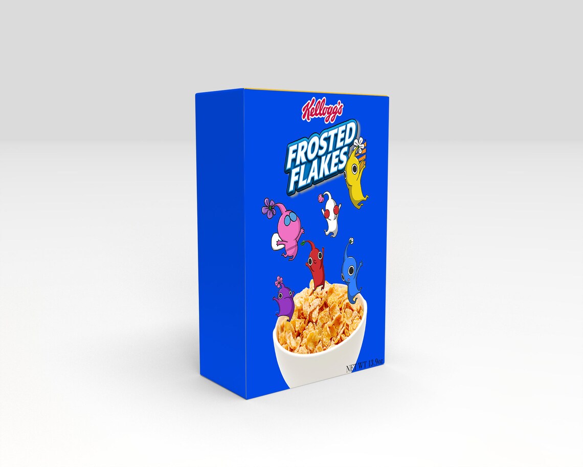 Custom Cereal Box Label|personalized Cereal|download| Printable| Custom ...