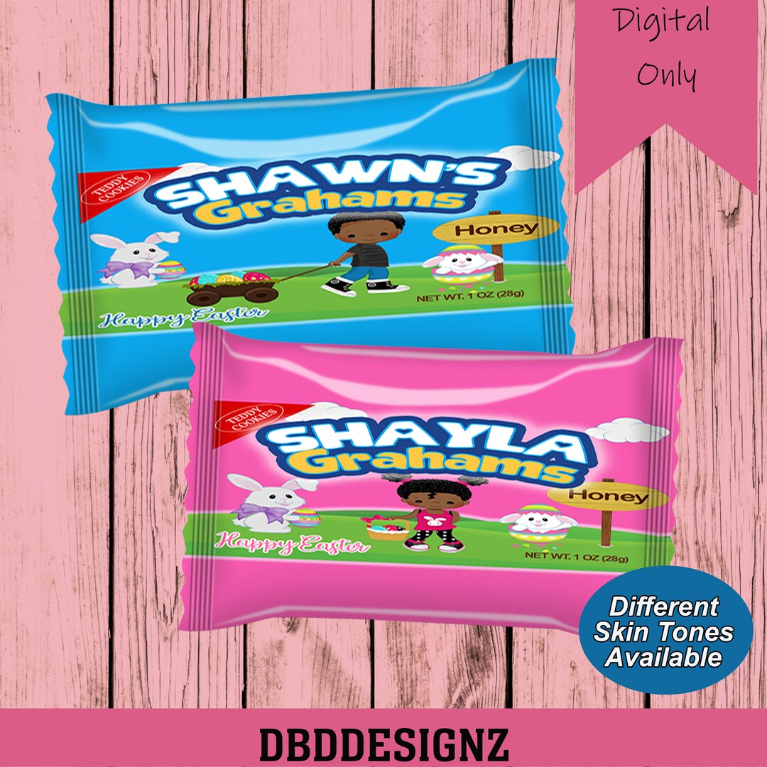 Easter Teddy Graham Wrapper| Teddy Grahams|teddy Graham Favor|easter ...