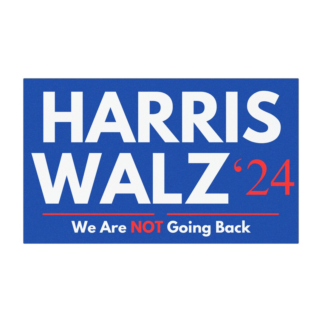 Harris/walz 2024 Car Magnets 7.5 X 4.5 Inches - Etsy