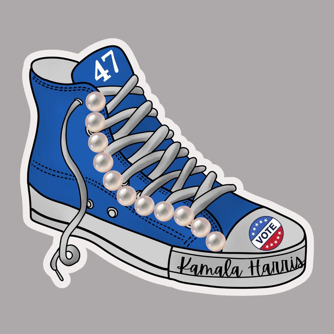 Kamala Harris Vinyl Decal 4x6 Inches 1/8 Kiss-cut Border - Etsy