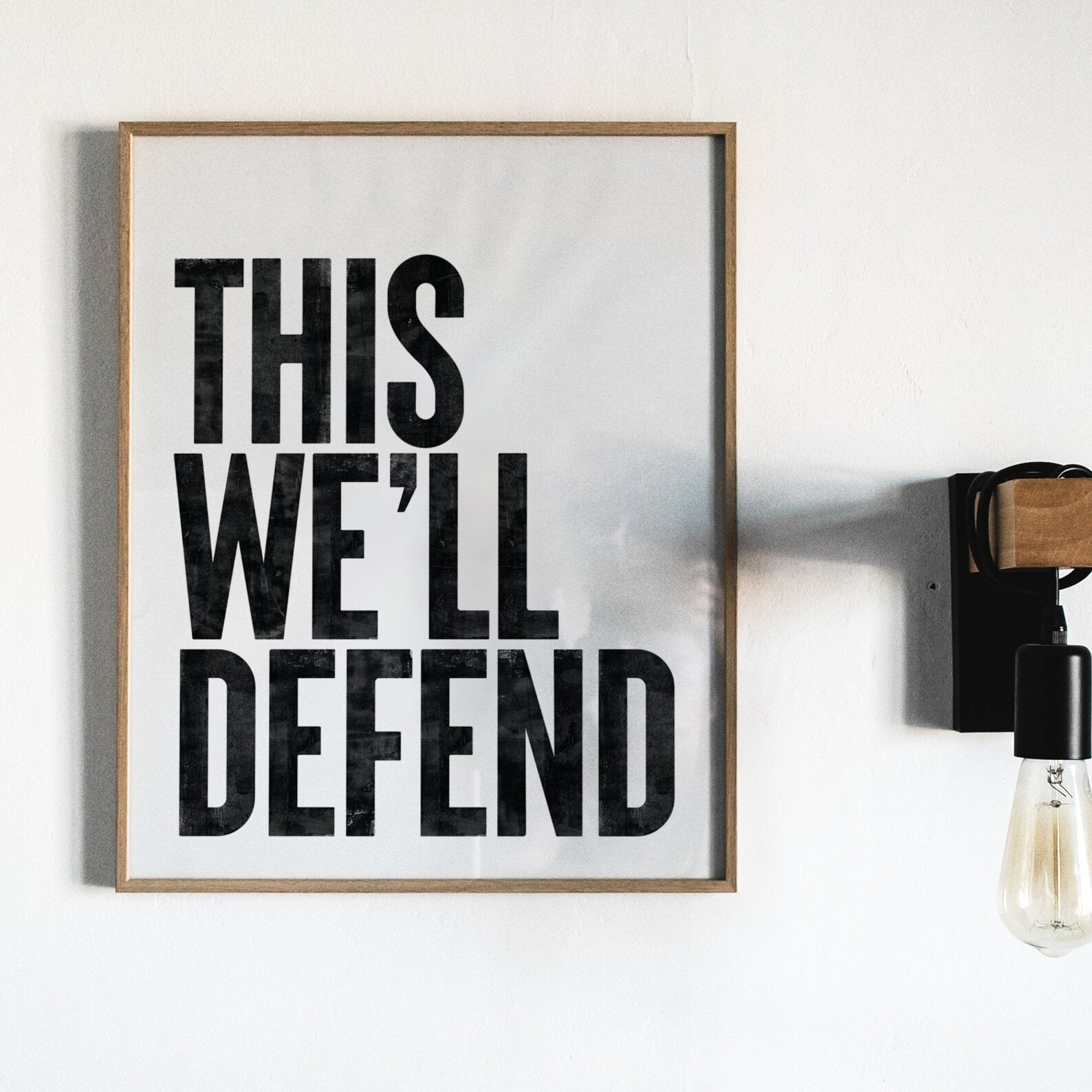 US Army Motto Print. This We'll Defend. Patriotic Decor Poster. July ...