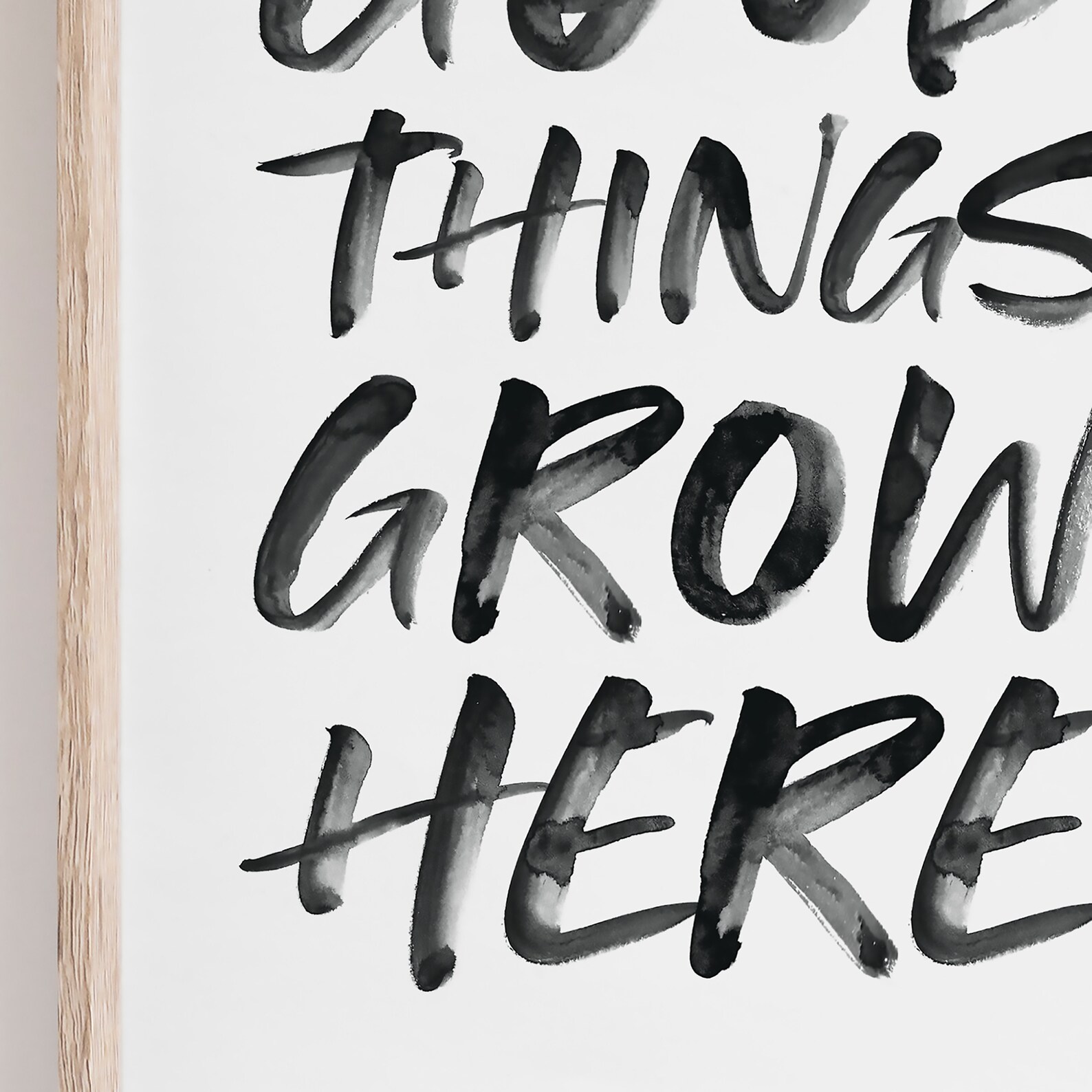 Good Things Grow Here Print. Watercolor Family Print. Garden Living ...