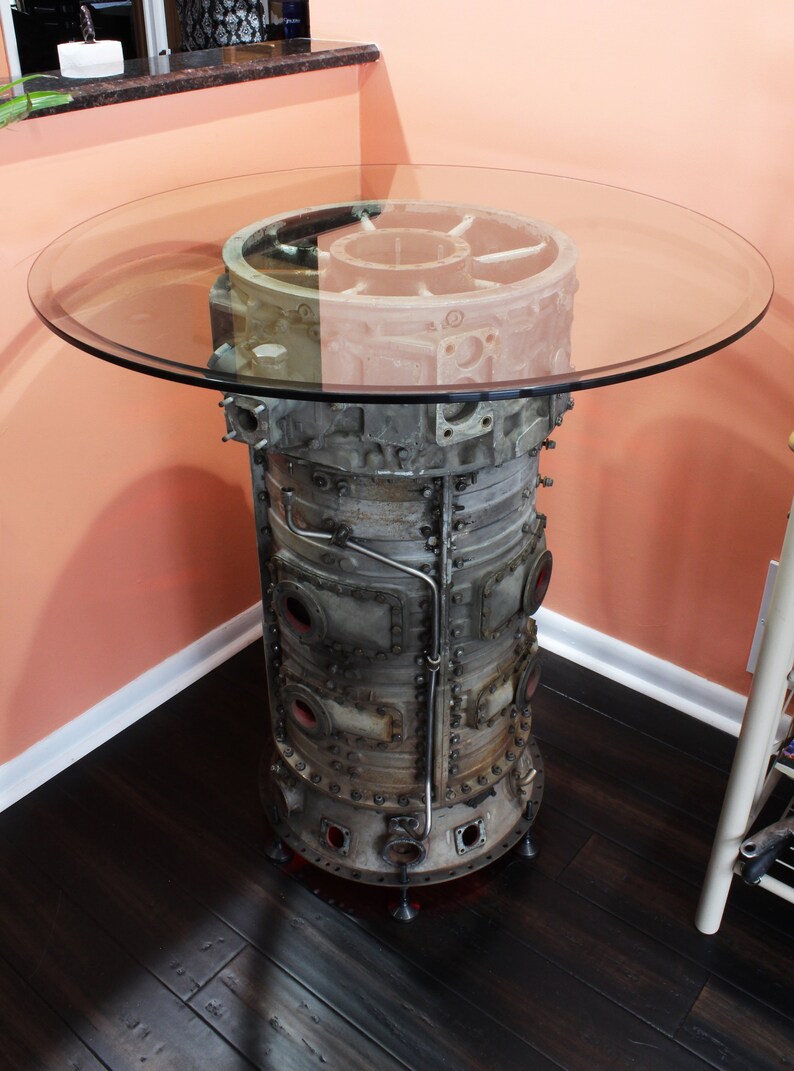 Jet Engine Pub Height Infinity Table LED Allison/rolls Royce T56 ...
