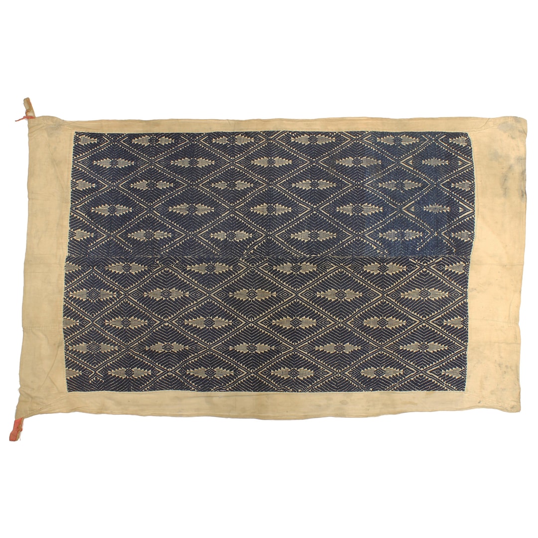Vintage Black Tay Textile From Vietnam | 59" X 34.5" - Etsy