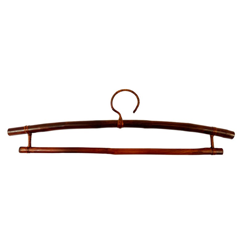 Handcrafted Bamboo Clothes Hanger & Textile Hanger - Etsy