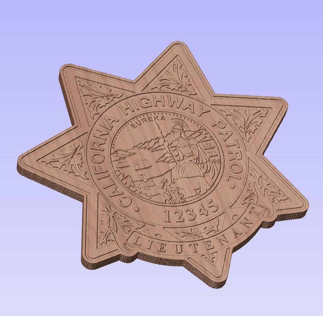 CHP Wall Badge Plaque. Vcare File, Svg, Dxf, Cnc, Router, Vinyl, Logo ...