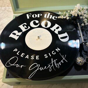 For the Record, Please Sign Our Guestbook Record Guestbook Sign Sign ...