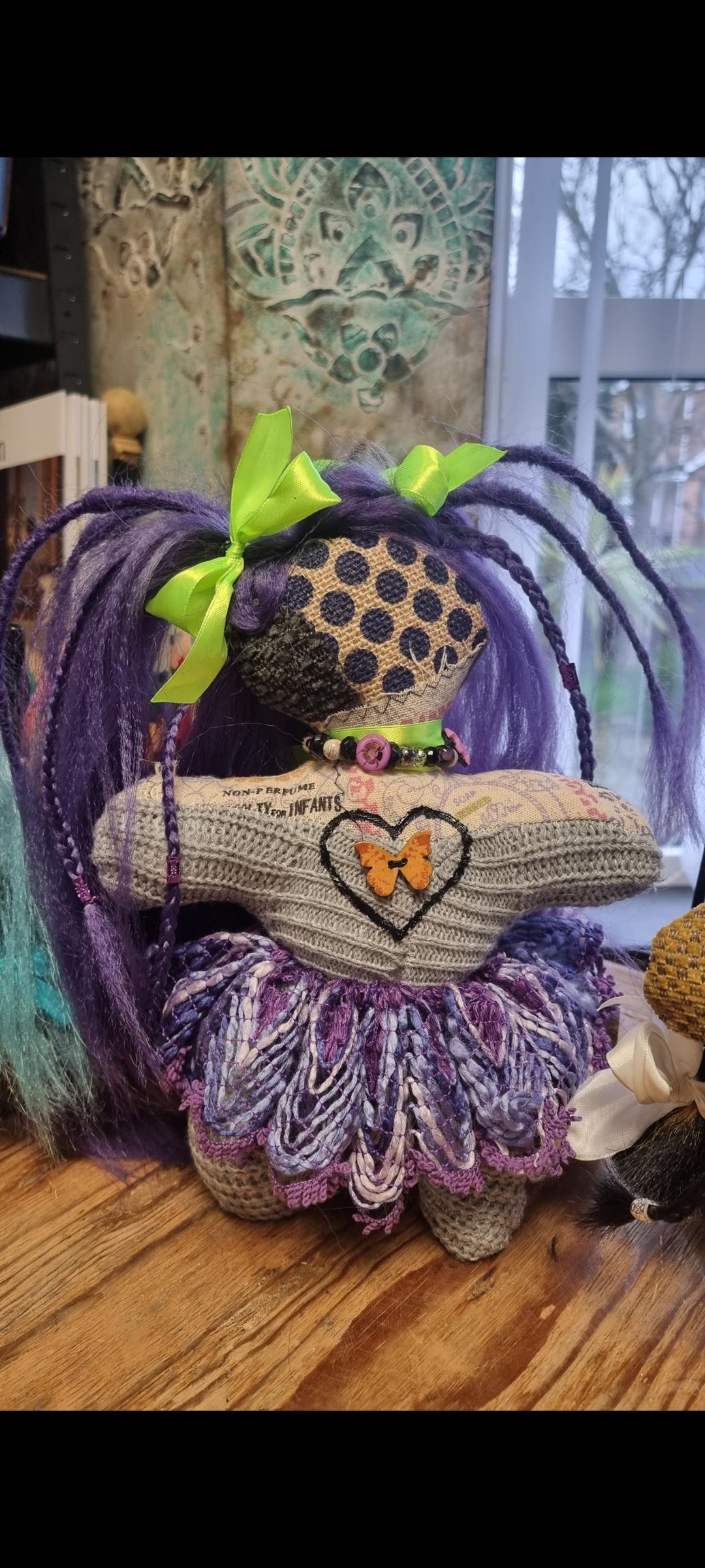 Doll / Dreadlock / Ragdoll / 45cm / Gothic / Halloween / Ready to Ship ...