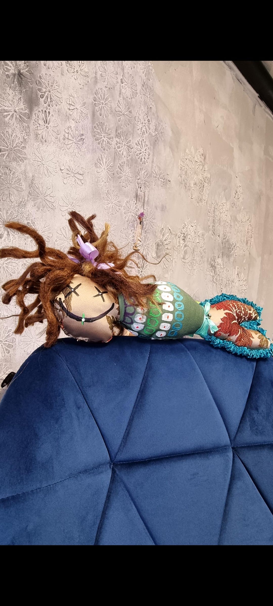 Vintage Ragdoll - Handmade Dreadlocks Doll - Spooky Fabric Art - Etsy