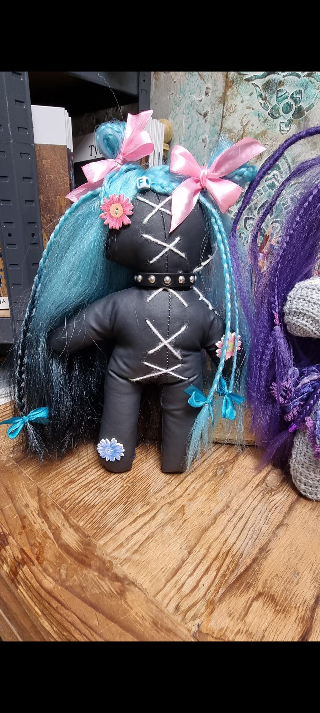 Doll, Dreadlocks, Ragdoll, Halloween, Gothic, Gift, Horns Rag Doll ...