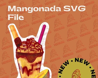 Mangonada SVG PNG JPEG Mango Ice Cream Chili Mango Dessert - Etsy