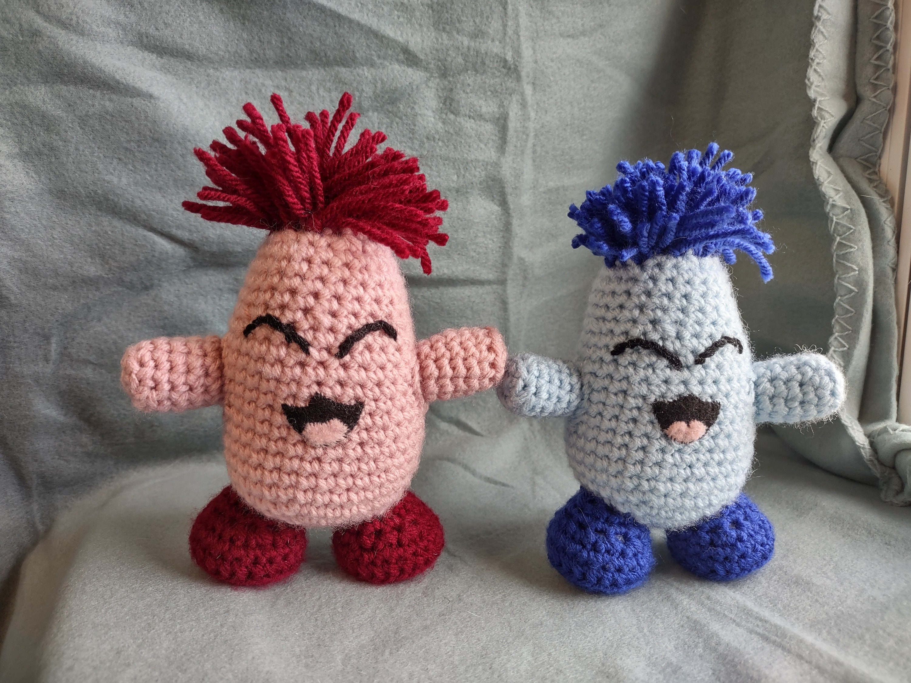 Crochet Neopets Chia Inspired Plushie. Amigurumi Nostalgic Virtual Pet ...