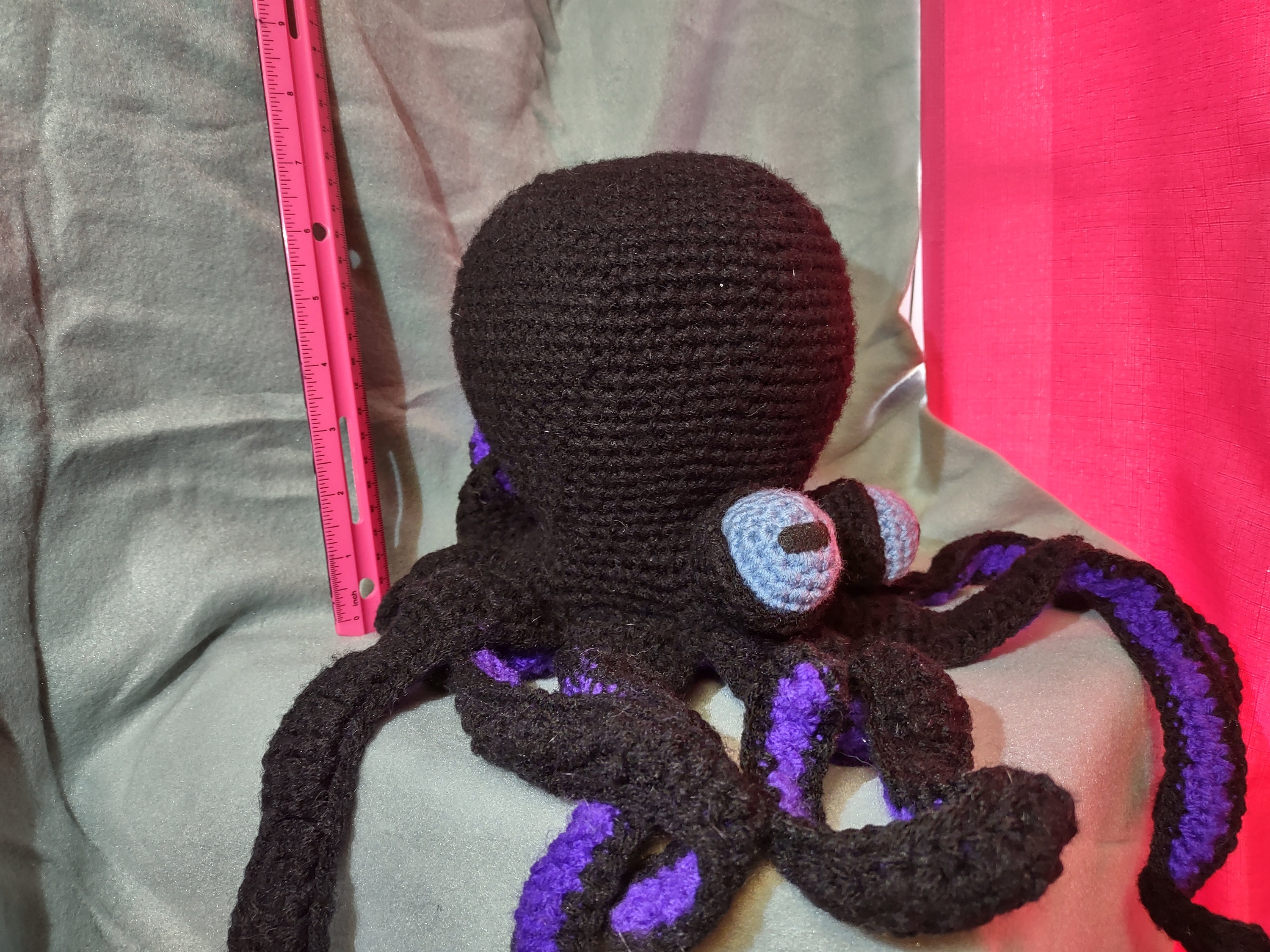 Dark Octopus Crochet Plush Emo Creepy Amigurumi - Etsy
