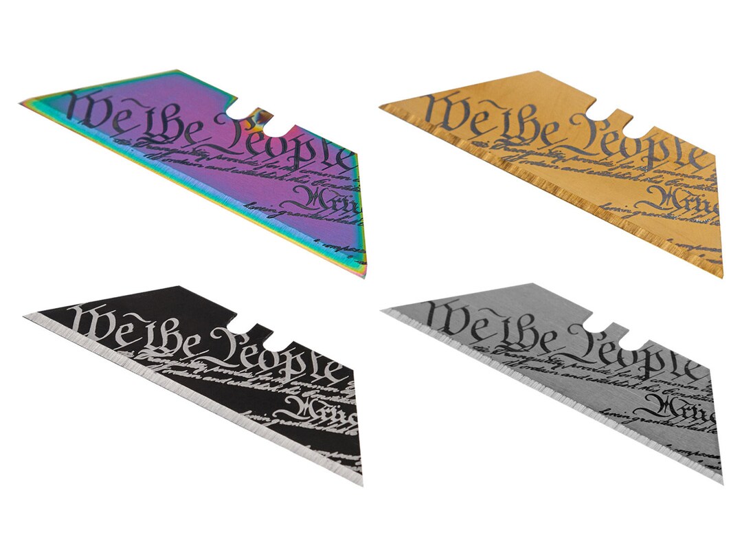 Laser Etched Utility Blade, Custom Utility Knife Blades, Laser Engraved ...