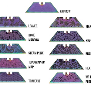 Laser Etched Utility Blade, Custom Utility Knife Blades, Laser Engraved ...