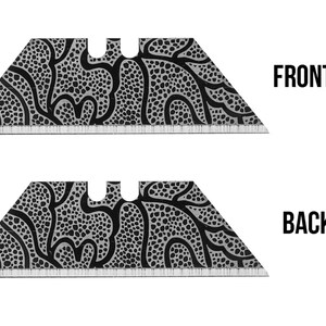 Laser Etched Utility Blade, Custom Utility Knife Blades, Laser Engraved ...