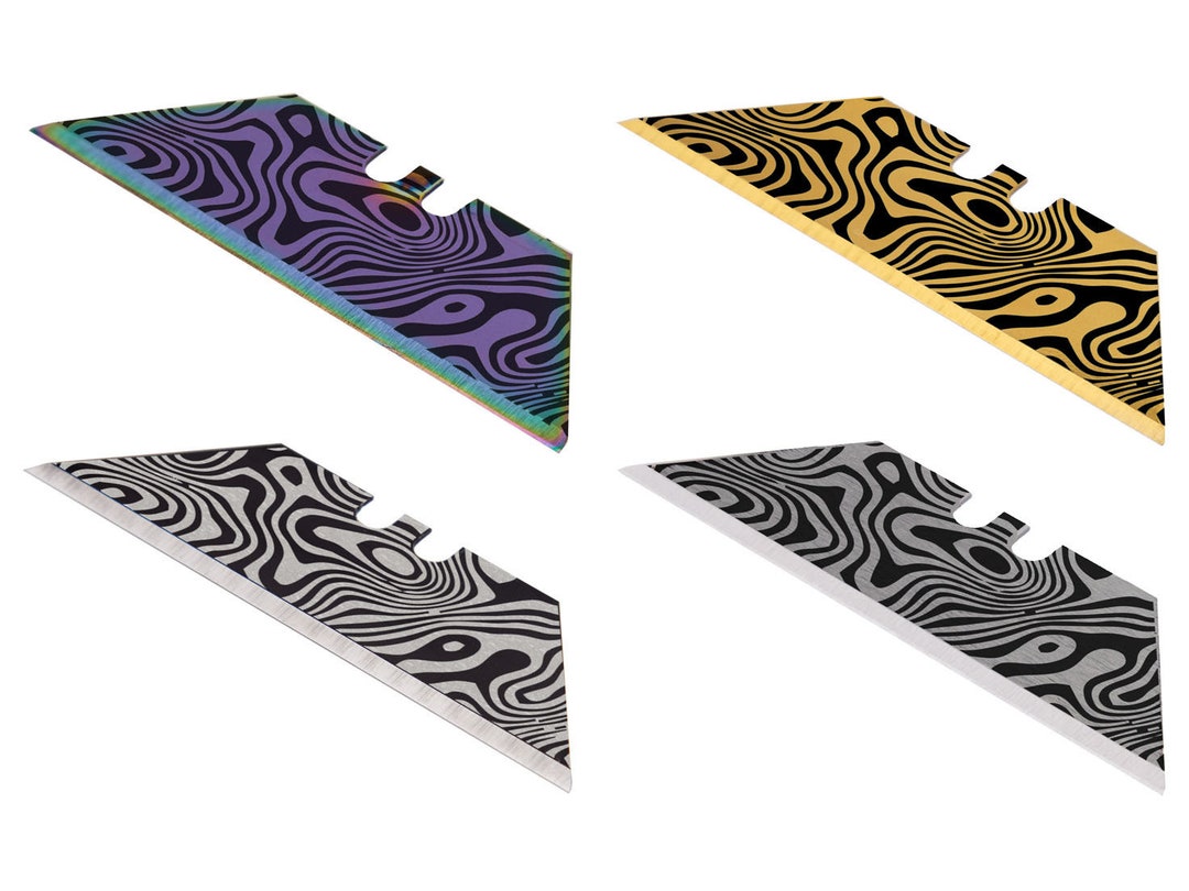 Laser Etched Utility Blade, Custom Utility Knife Blades, Laser Engraved ...