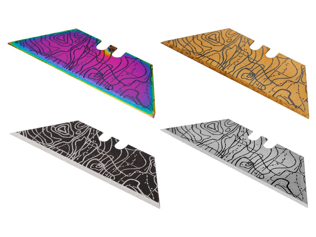 Laser Etched Utility Blade, Custom Utility Knife Blades, Laser Engraved ...