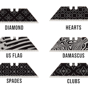 Laser Etched Utility Blade, Custom Utility Knife Blades, Laser Engraved ...