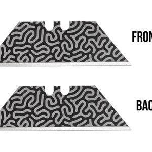 Laser Etched Utility Blade, Custom Utility Knife Blades, Laser Engraved ...