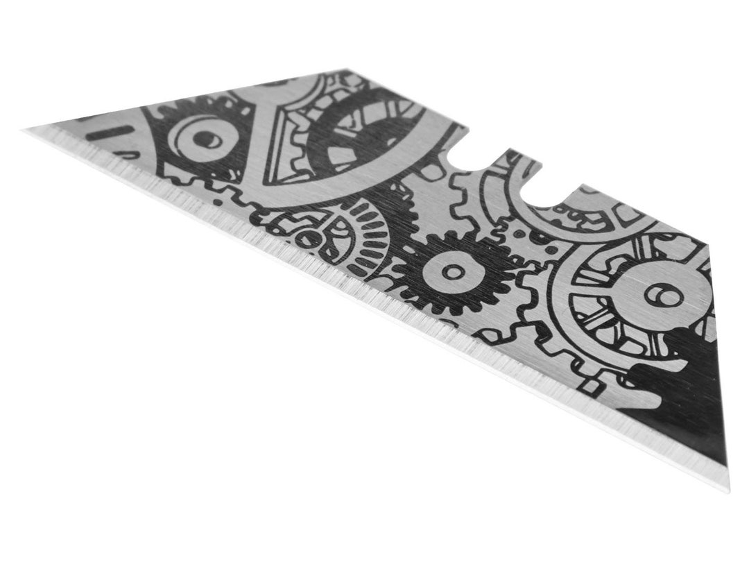 Laser Etched Utility Blade Custom Utility Knife Blades Laser - Etsy