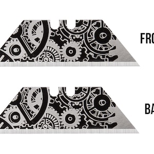 Laser Etched Utility Blade, Custom Utility Knife Blades, Laser Engraved ...