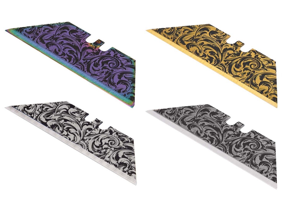 Laser Etched Utility Blade, Custom Utility Knife Blades, Laser Engraved ...