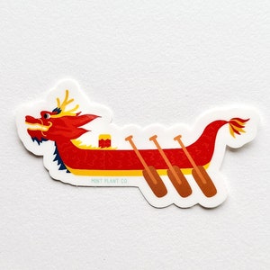 Dragon Boat Sticker Vinyl Sticker Laptop Sticker Vinyl - Etsy