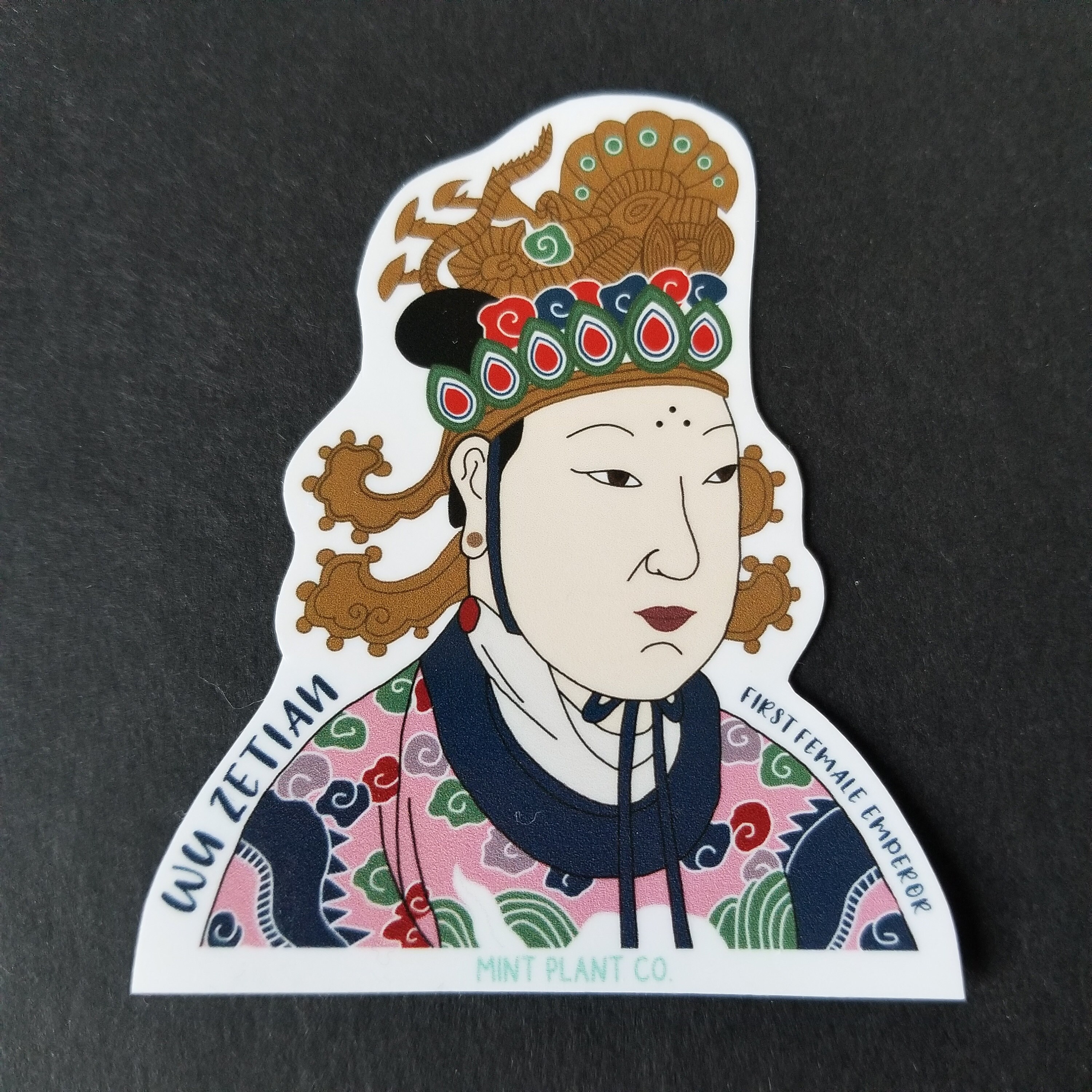 Wu Zetian First Female Emperor Sticker •vinyl Sticker• Laptop Sticker ...