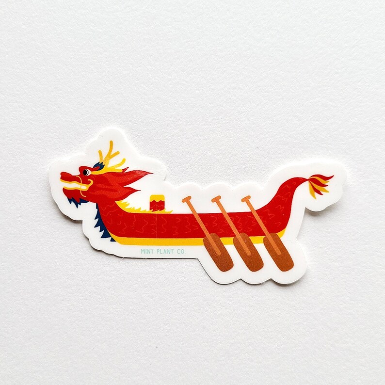Dragon Boat Sticker Vinyl Sticker Laptop Sticker Vinyl - Etsy