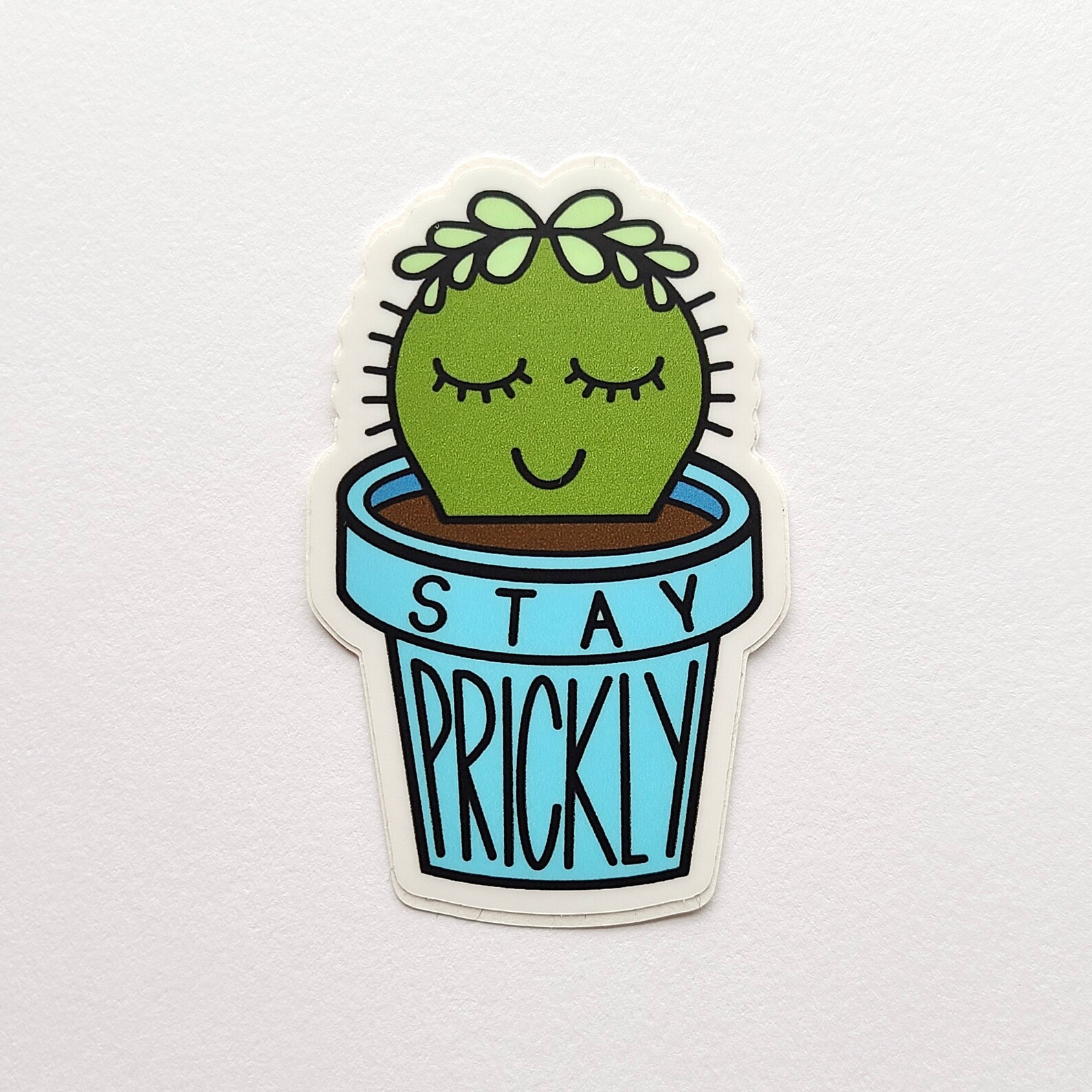 Stay Prickly Sticker • Vinyl Sticker • Laptop Sticker • Vinyl Laptop ...