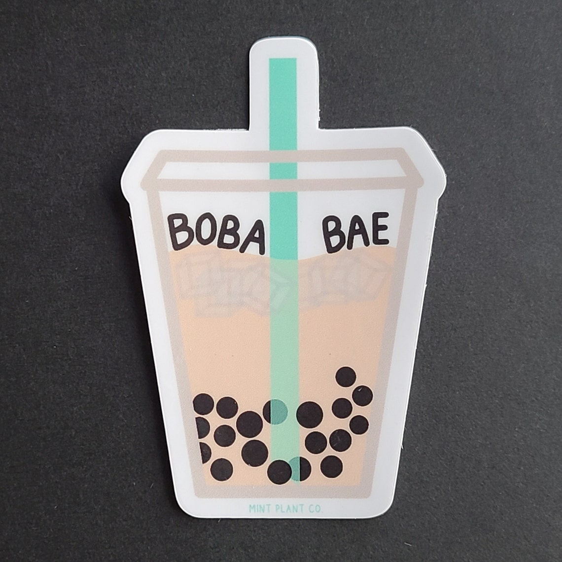 Boba Bae Bubble Tea Sticker Vinyl Sticker Laptop Sticker - Etsy