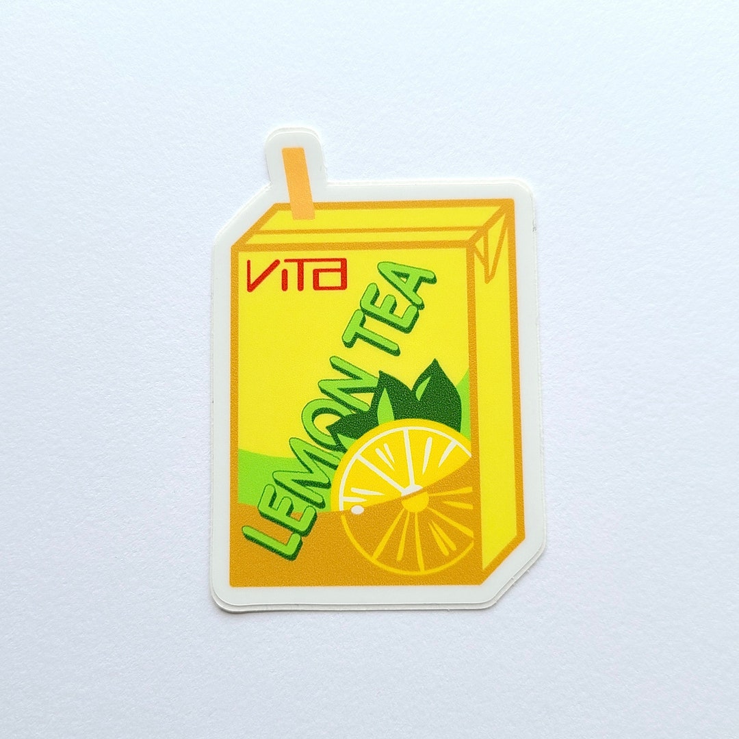 Vita Lemon Tea Drink Sticker • Vinyl Sticker • Laptop Sticker • Vinyl ...