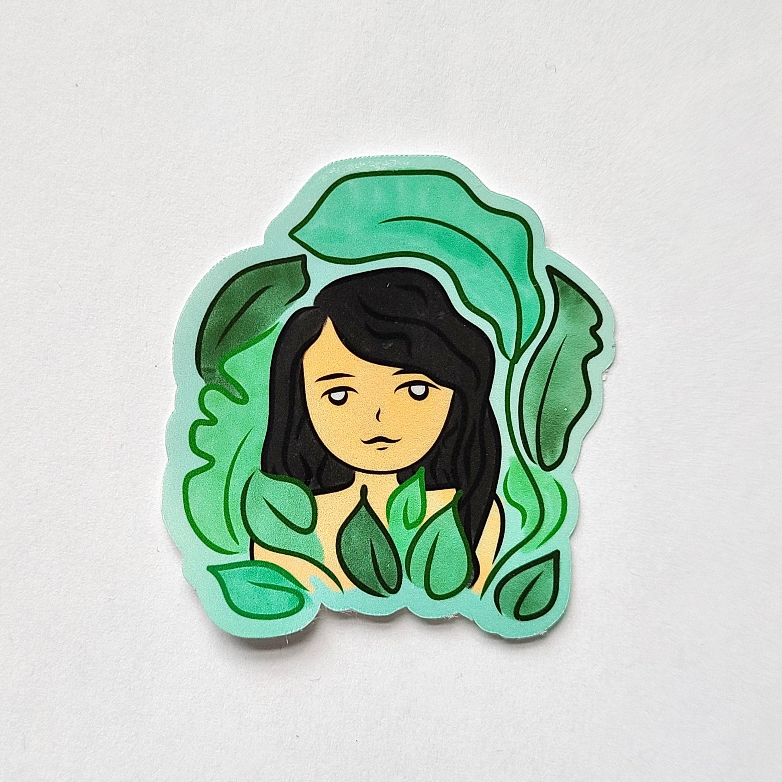 Plant Goddess Sticker vinyl Stickerlaptop Stickervinyl | Etsy