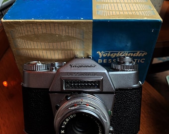 Voigtlander Bessamatic, Vintage Camera, Film Camera, German Camera, 35mm Camera, 60's Camera ...