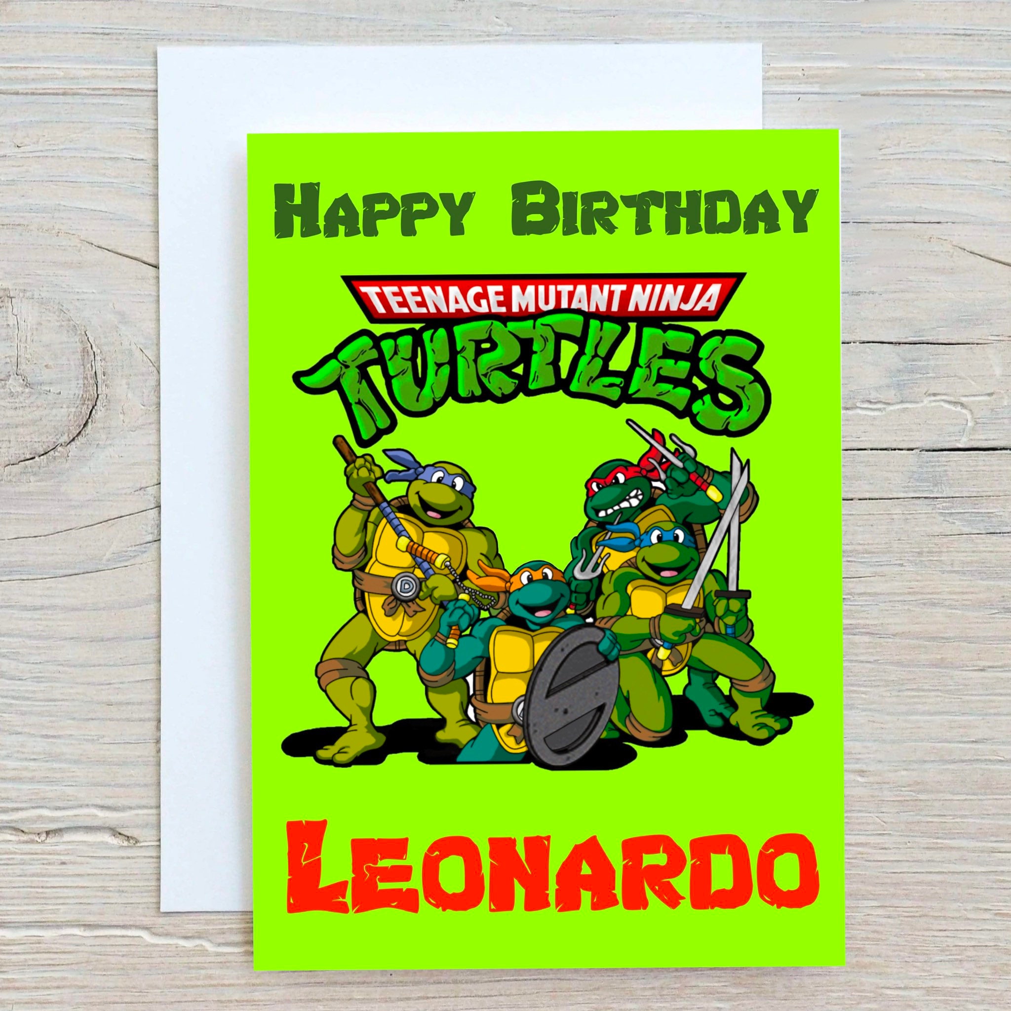 Turtle Anniversary Card - Etsy