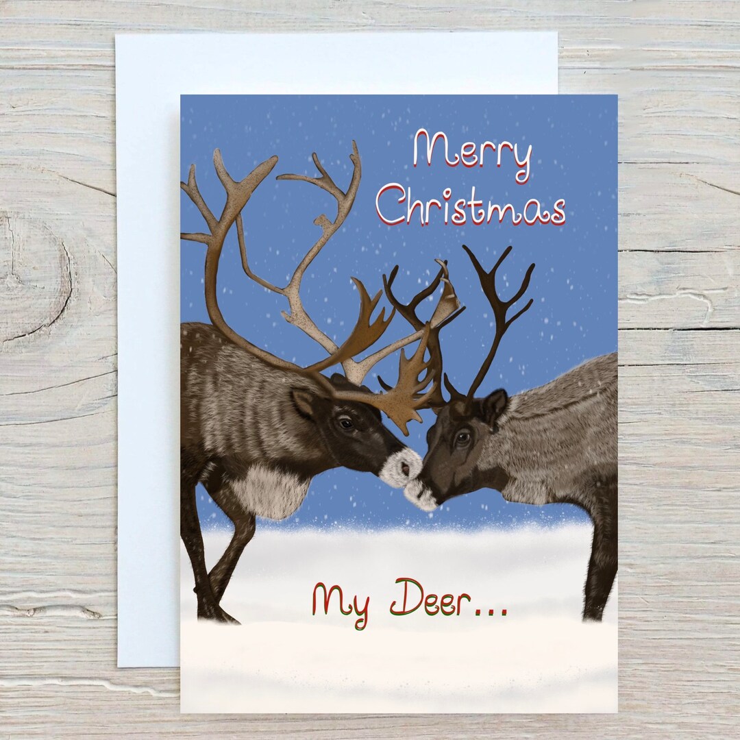 Merry Christmas My Deer Christmas Card Send Directly to Your Recipient ...