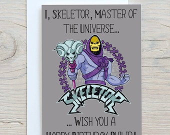 Skeletor Birthday - Etsy