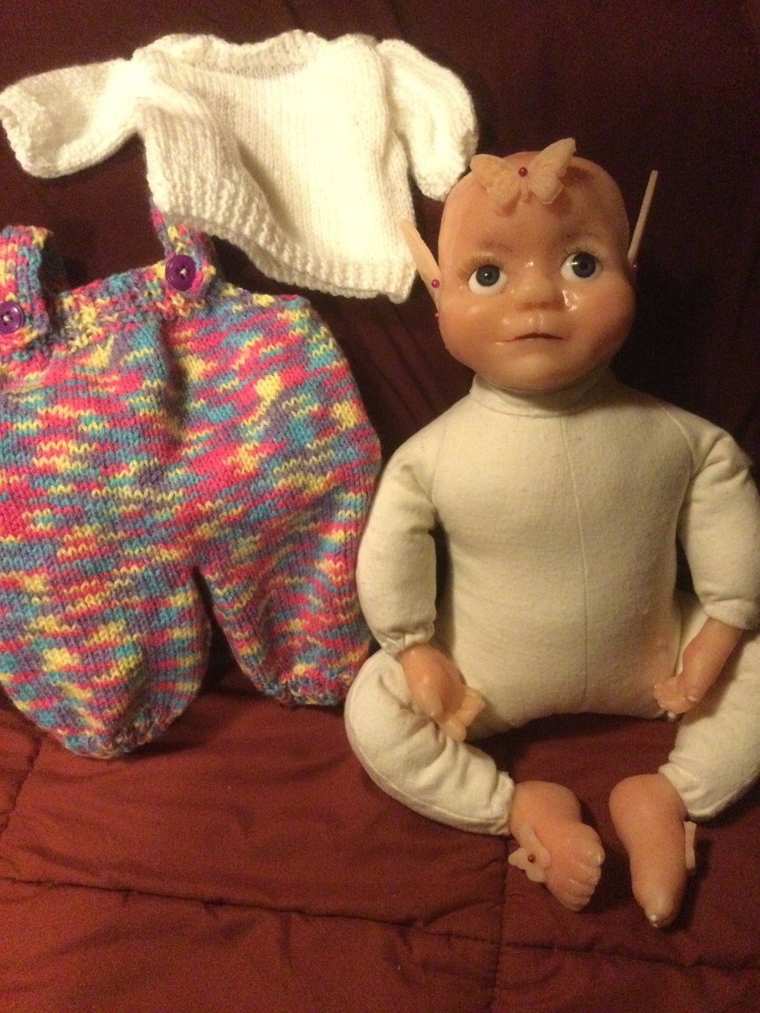 Cuddle/snuggle Silicone Baby Doll, 17.5 Inches, Cloth Body whisper ...