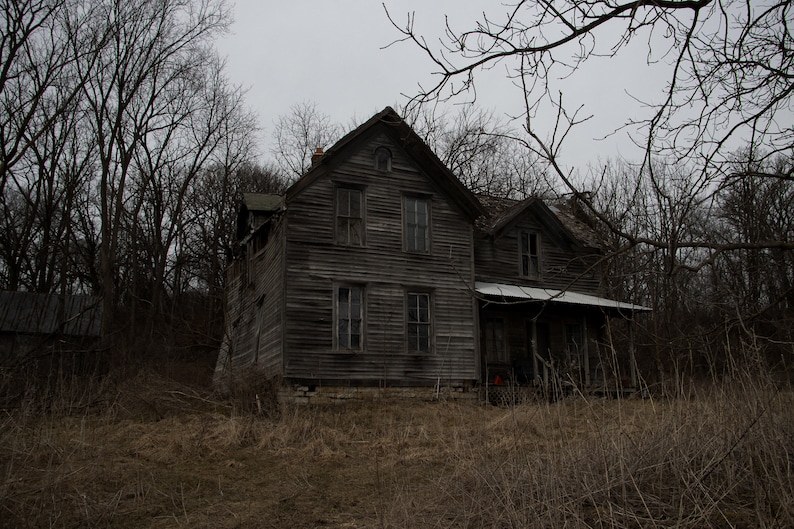 North Woods Decay Abandoned House - Etsy