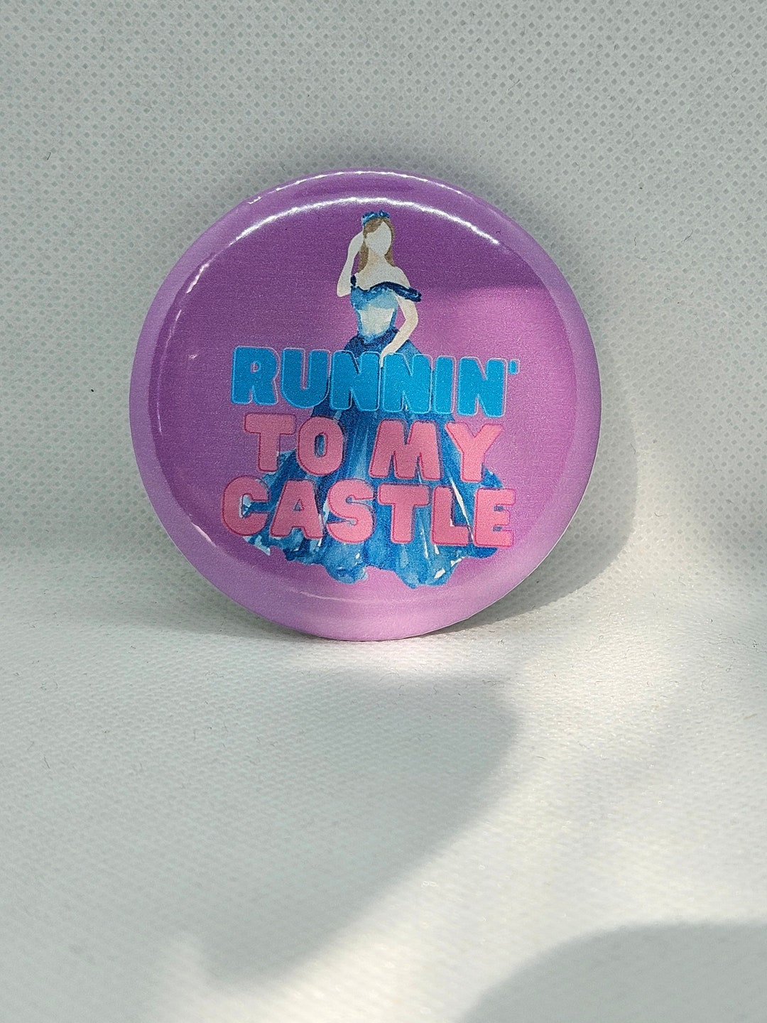 Runnin' to My Castle Button, Pin Back Buttons, Disney Inspired Buttons ...