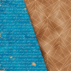 Blue Brown Digital Papers Seamless Patterns Cozy Patterns - Etsy