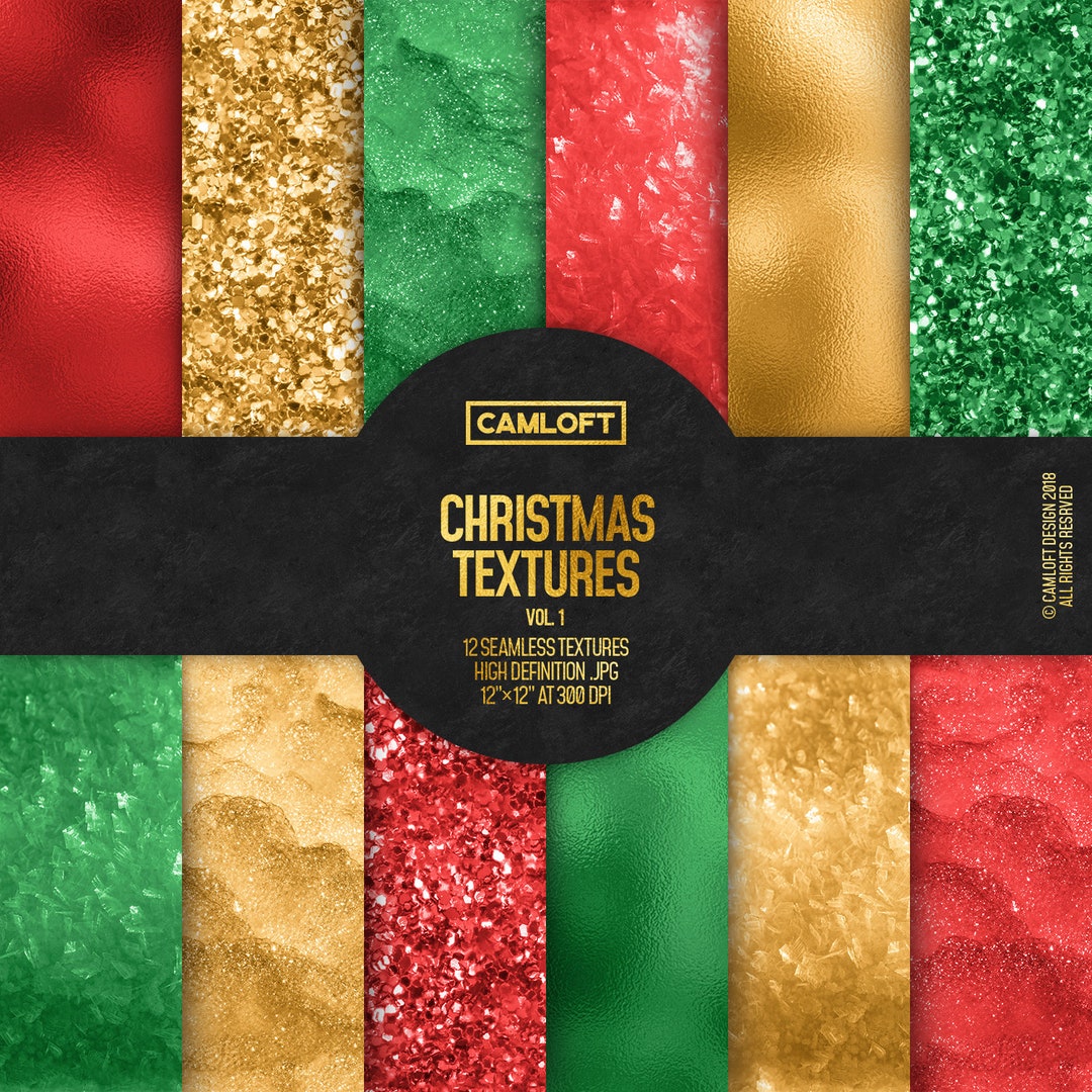 Christmas Textures, Seamless Textures, Glitter Textures, Christmas ...