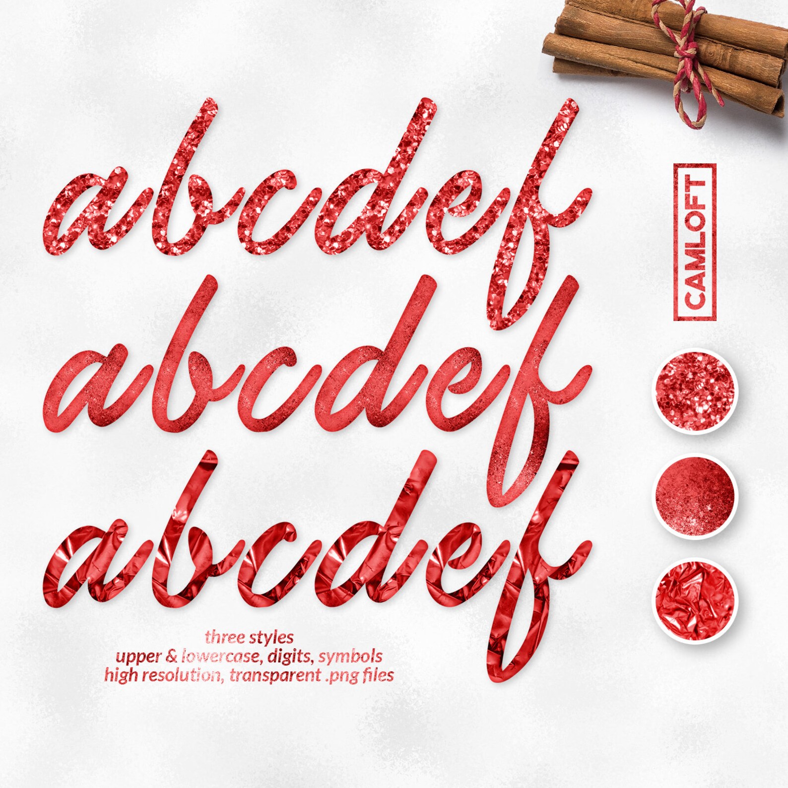 Red Glitter Alphabet Clipart, Christmas Alphabet, Png Alphabet, Letters ...